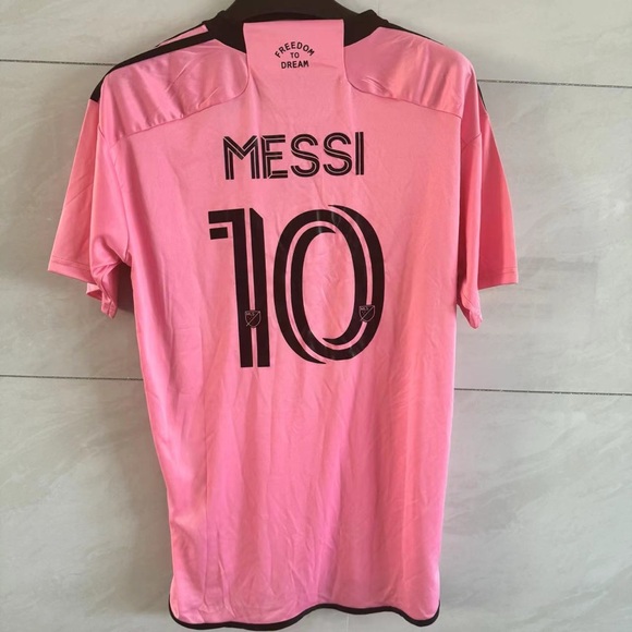 adidas | Tops | Adidas Miami Cf Lionel Messi Pink La Noche Jersey ...
